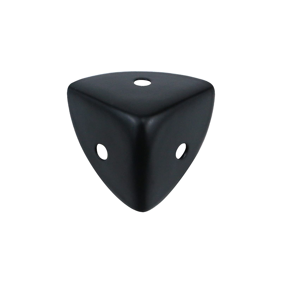 Bitray Metal Box Corner Protector Three Sided Corner Hardware Black Antique Wood Box Corner Protector Guard -20pcs