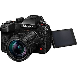 Ultimaxx Essential Bundle + Panasonic Lumix GH6 Mirrorless Camera + 12-60mm f/2.8-4 Lens + 2x SanDisk 64GB Extreme Pro SDXC, Variable Neutral Density Filter, 2x Spare Batteries &Much More(35pc Bundle)