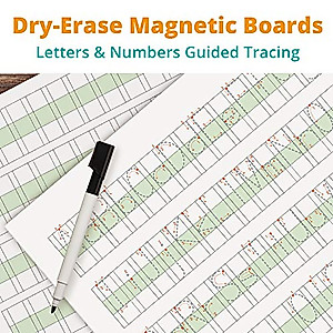 Channie's Visual Dry Erase Alphabet Magnetic Board 2 Pack