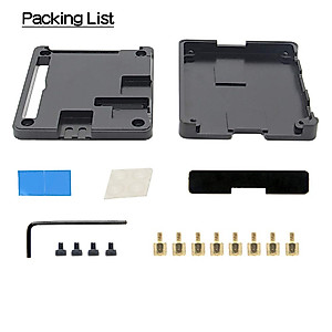 Geekworm Aluminum Case for Raspberry Pi 3A+, CNC Ultra-Thin Aluminum Alloy Metal Heatsink Case Compatible with Raspberry Pi 3 Model A+(Plus)/Raspberry Pi Model A+