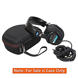 LTGEM Hard Headphones Case for Sony MDR7506 Professional Large Diaphragm Headphone - Travel Carrying Storage Bag