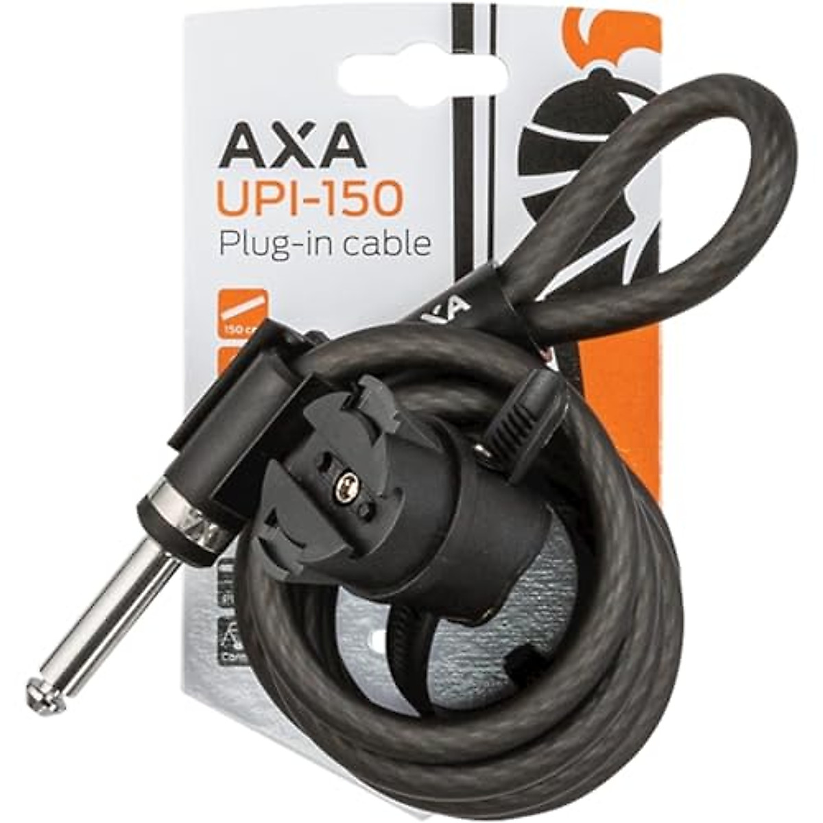 AXA 03525292 Upi Plug-in Cable, Black, Standard Size