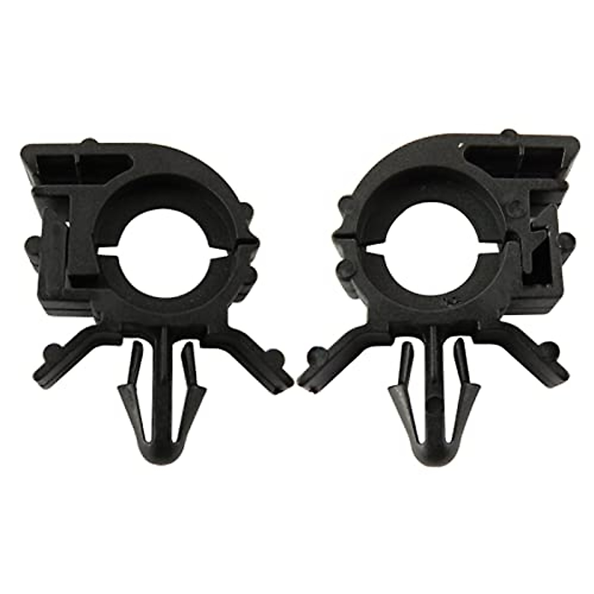 Woodzdon 30 Pcs 1/2" OD 11/32" ID Wire Loom Routing Clip Retainer for GM 8911473 for Auveco 14544 Black Nylon Convoluted Conduit Wiring Harness for Buick for Cadillac for Chevrolet for GMC for Pontiac