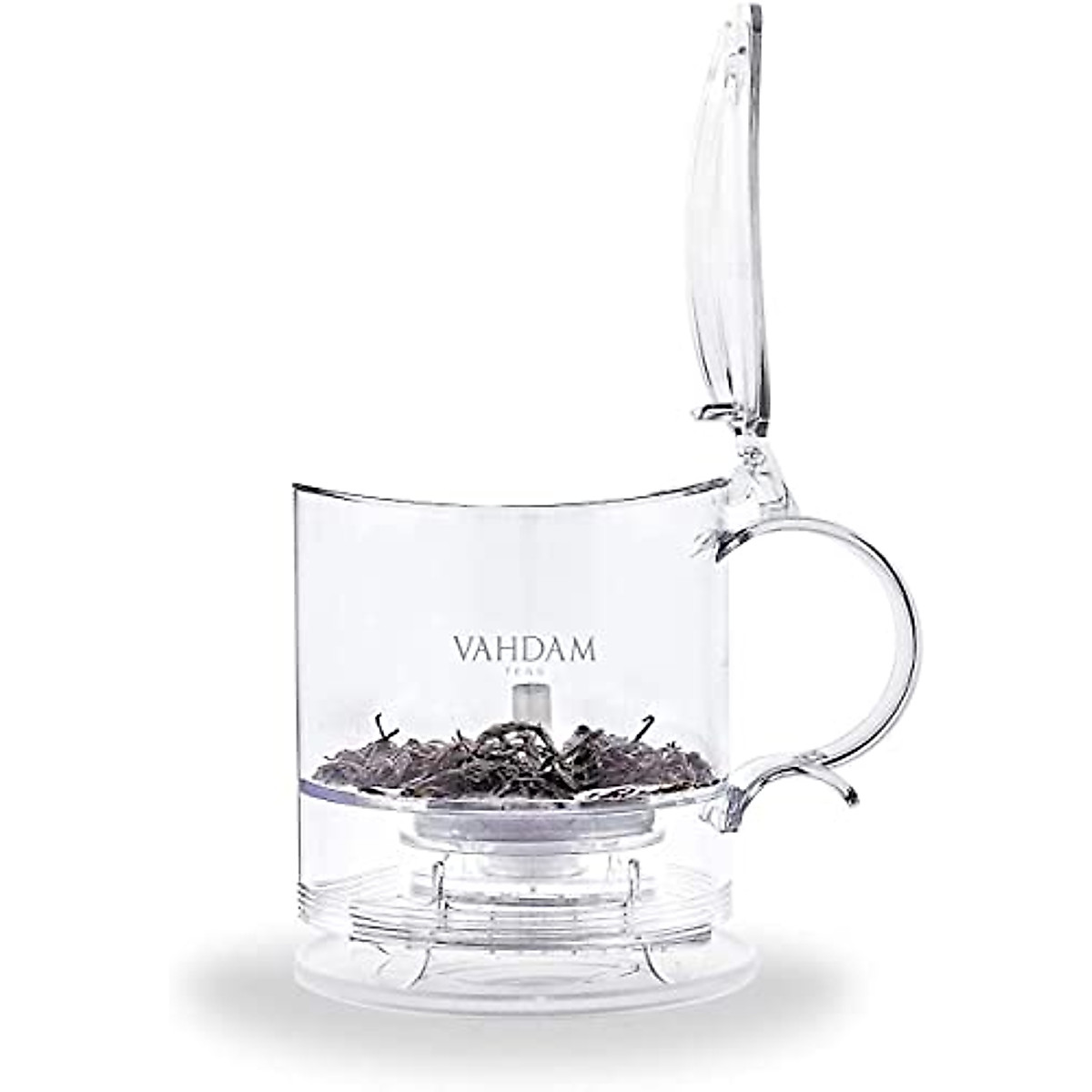 VAHDAM, Imperial Tea Maker - 16oz, Bottom Dispensing Tea Pot | Drain-Tap Technology, All-In-One Tea Kit | Best Tea Pot With Infusers For Loose Tea | Tea Steeper | Gift For Tea Lovers