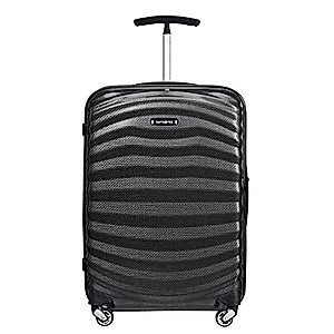Samsonite Lite-Shock Hand Luggage, 55 Centimeter Cabin Spinner, 36 Liters, Black