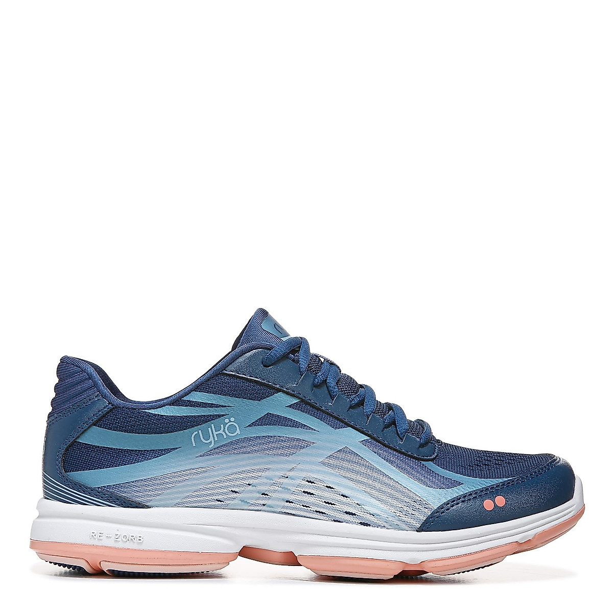 Ryka Womens Devotion Plus 3 Walking Shoe, Blue Multi, 8 US