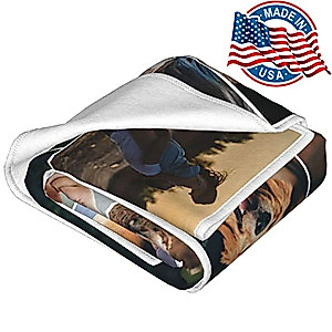 Custom Blankets With Photos Collage Personalized Throw Blankets With Picture And Text Soft Flannel Blankets Bed Throws Gift For Baby Kid Family Friend Anniversary Present 60x80 Inch, 12 Photos Collage