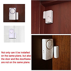 Wireless Home Security burglar alarm, Magnetic Sensor Door Window Alarm, Super Loud 110dB, Pool Door Alarm for Kids Pack of 4