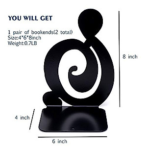 Book Ends - Decorative Metal Book Ends Heavy Duty bookends