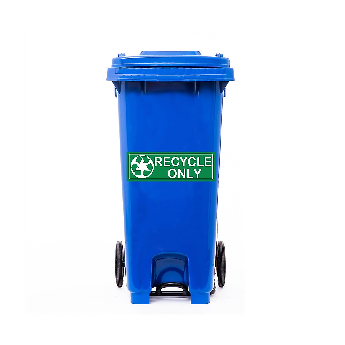 Trash Recycle Stickers for Outdoor Trash Can Garbage Can 2 x6 Inch - Recycle Sticker Trash Can Decal Trash Label Recycling Stickers for Trash Can 12 Pcs