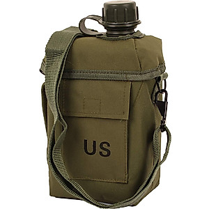 Mil-Tec 2 Litre Patrol Canteen with Cover and Strap (Olive)