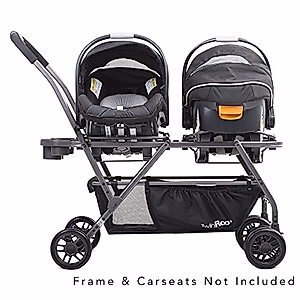 JOOVY Twin Roo+ Car Seat Adapter, Chicco, 16.75x7.5x18.5 Inch (Pack of 2)