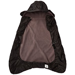 Ergobaby Fleece Lined Baby Carrier Winter Weather Cover, Black