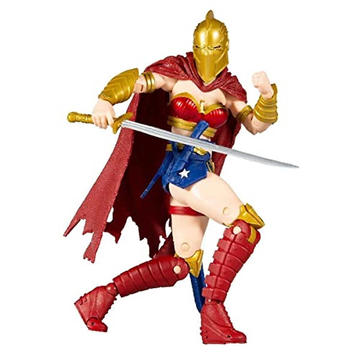 DC Multiverse 7 Inch Action Figure Comic Series - Wonder Woman with Helmet of Fate