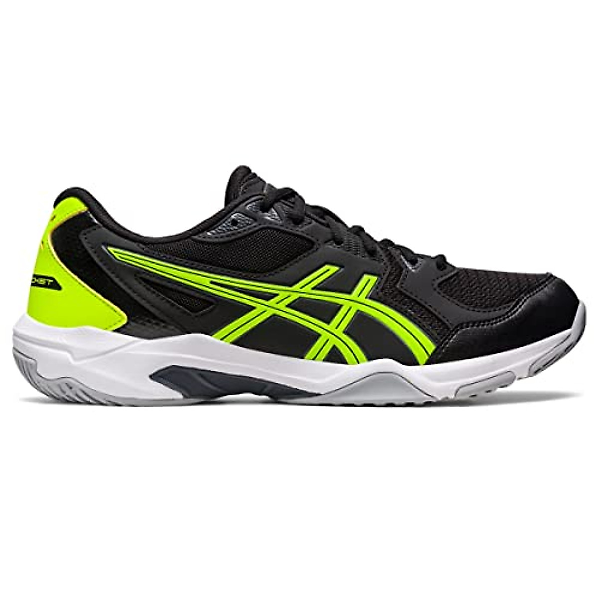 ASICS Men's Gel-Rocket 10 Court Shoes, 10.5, Black/Carrier Grey