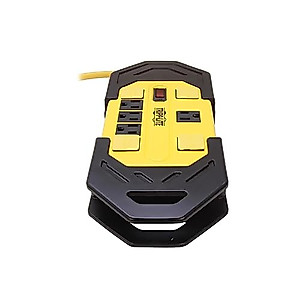 Tripp Lite Power IT! Safety Power Strip with Safety Covers, 8 OUTLETS, 15 FT Cord, Yellow/Black