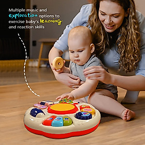 Serdios Baby Activity Table,Touch and Explore Table,Learn and Musical Table,for Baby Toy 3 to 18 Months