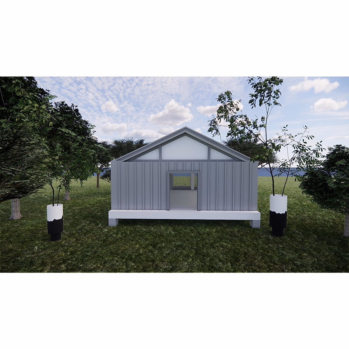 Echo-B-900 sq.ft. from Compact to Spacious, Cozy to Luxurious: 400 sq.ft. Small Houses, 900 sq.ft. Two-bedrooms, or 1600 sq.ft. Three-bedrooms. Built Steel, Your Dream Home is Ready in 3 to 15 Days.