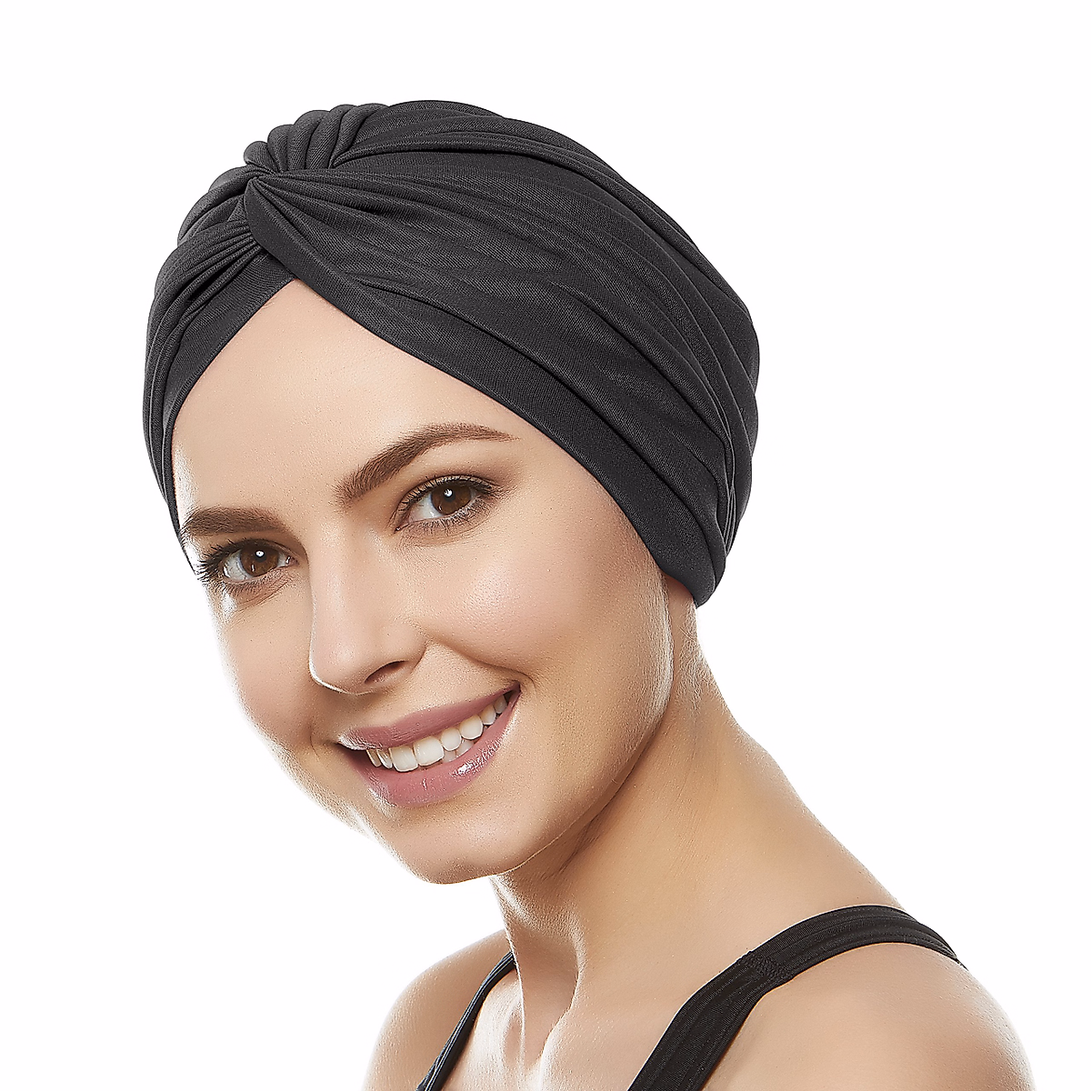 Beemo Women’s Swim Bathing Turban - Black