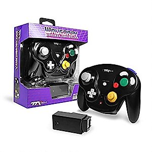 TTX Gamecube Wavedash Wireless2.4 Ghz Controller Black For Nintendo Gamecube with Wii Console (Nintendo Wii)