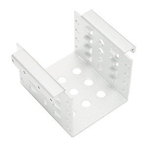 plplaaoo 2.5in Aluminium Alloy Hollow Design High Hardness 2.5in Hard Drive Cage, HDD Mounting Bracket, Easy to Install, HDD Adapter, HHD Reader, Mobile Rack Holder(¨°?¨¦?), Hard Drive Rack ssd BRAC