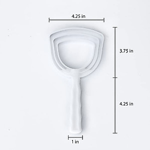 The Sausage Maker - Bone Dust Scraper, 4-inch, Square, White Polypropylene