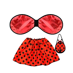 Fedio Dress up Clothes for Little Girls - Kids Dress up & Pretend Play Princess Dress up Trunk Costume for Girls 3-6 Years