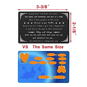 Levole Brother Gifts Brother Christmas Card - Gifts for Brother for Graduation Father's Day Christmas Valentines, Brother Card Engraved Black Aluminum