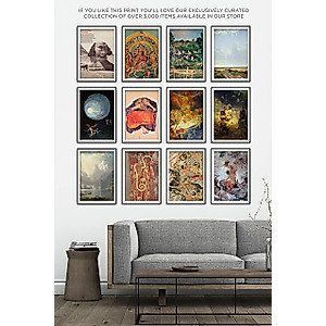 Textured Paper - Ozymandias Poem - Sphinx 2 - Art Print, Poster, Painting, Photo, Wall Decor - Art Print, Poster, Poem, Ozymandias, Sphinx - Size: A4 (21 x 29.7 cm)