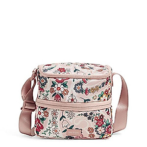 Vera Bradley Women's Recycled Lighten Up Reactive Expandable Lunch Cooler Lunch Bag, Prairie Paisley, One Size