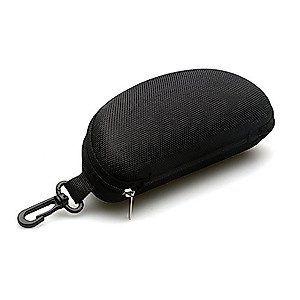 Sunglasses Case and Large Waterproof Eyeglasses Case Hard EVA zipper for Men & Women or Children with Cleaning Cloth