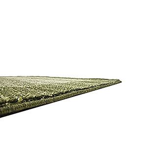 Unique Loom Del Mar Collection Area Rug-Transitional Inspired with Modern Contemporary Design, 3' 3 x 5' 3 Rectangular, Light Green/Beige