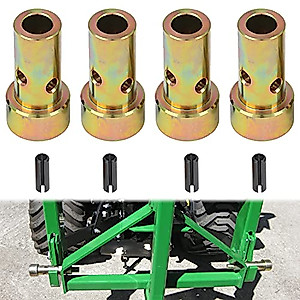 Mountainpeak 2 Pairs Quick Hitch Adapter Bushing Kit Fit for Category 1