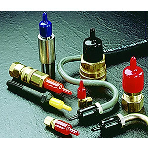 Caplugs 99392837 Plastic EZ Pull Tab Cap EZ-312-12, Vinyl, Cap ID .312" Length .122", Black (Pack of 160)