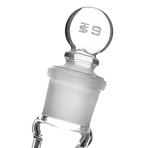 EISCO Premium Volumetric Flask Set - 10ml, 25ml & 50ml - Class A, ASTM E288 - Superior Durability & Chemical Resistance - Glass Penny Stoppers - Borosilicate 3.3 Glass