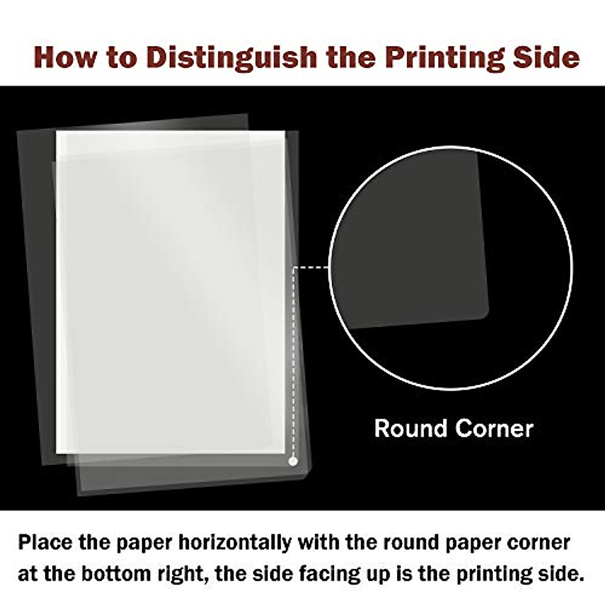 Koala OHP Film Overhead Projector Film 8.5x11 Inch Single Side Printing Film for Inkjet Printer