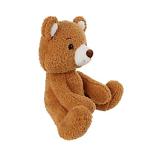 Apricot Lamb Toys Plush Velvet Teddy Bear Stuffed Animal Soft Cuddly Perfect for Child (Brown Bear,8.5 Inches)