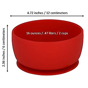 Chip and Dip Serving Set - Stick & Dip Salsa Serving Bowls Set of 3 with Fiesta Colors for Taco Party Dipping Sauce Bowls w/ Lids - Unbreakable Silicone with Suction Bottom for Guacamole or Queso