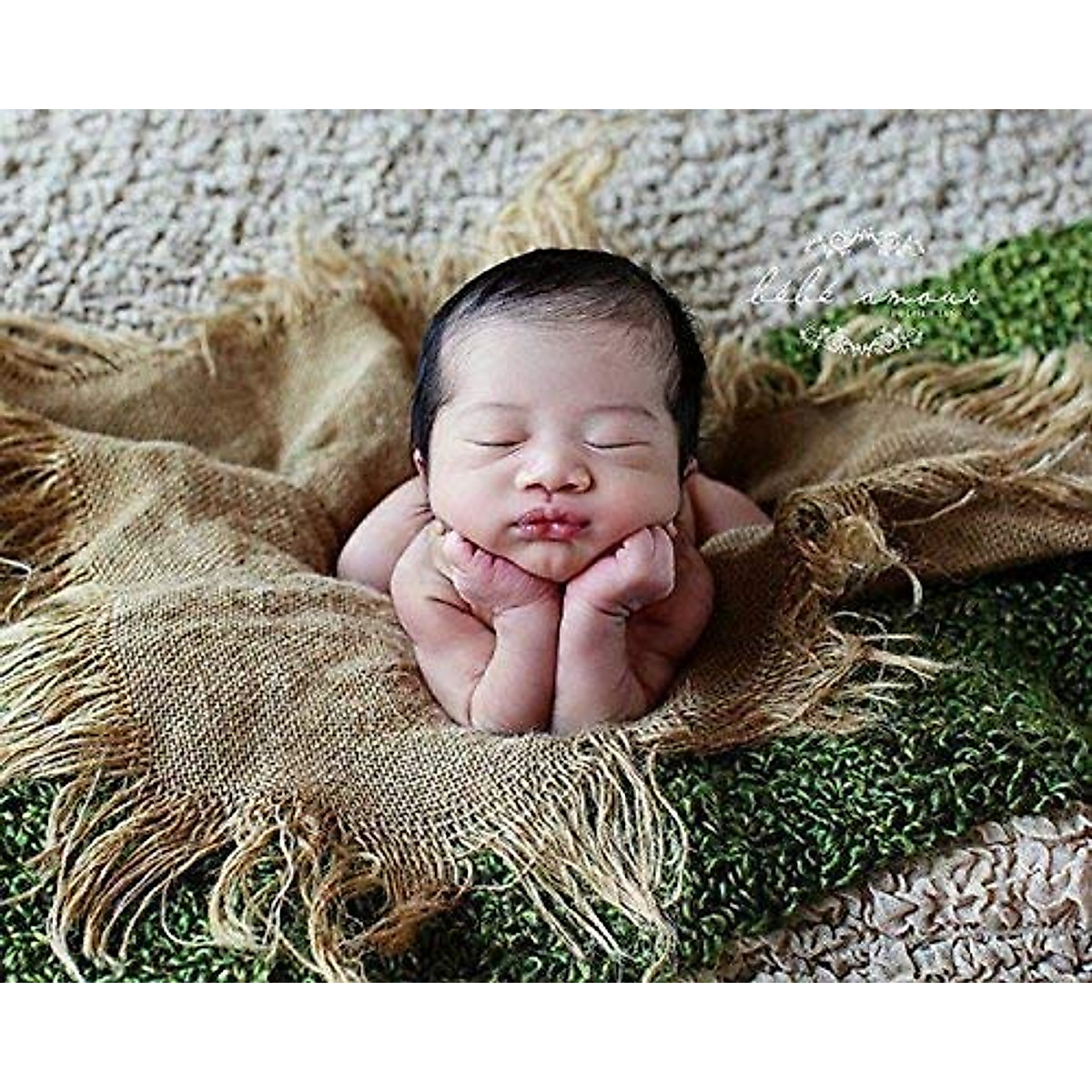 1 Burlap Blanket Newborn Photo Prop Baby Photography Prop Your Choice of 1 Color This is for 1 Burlap Blanket