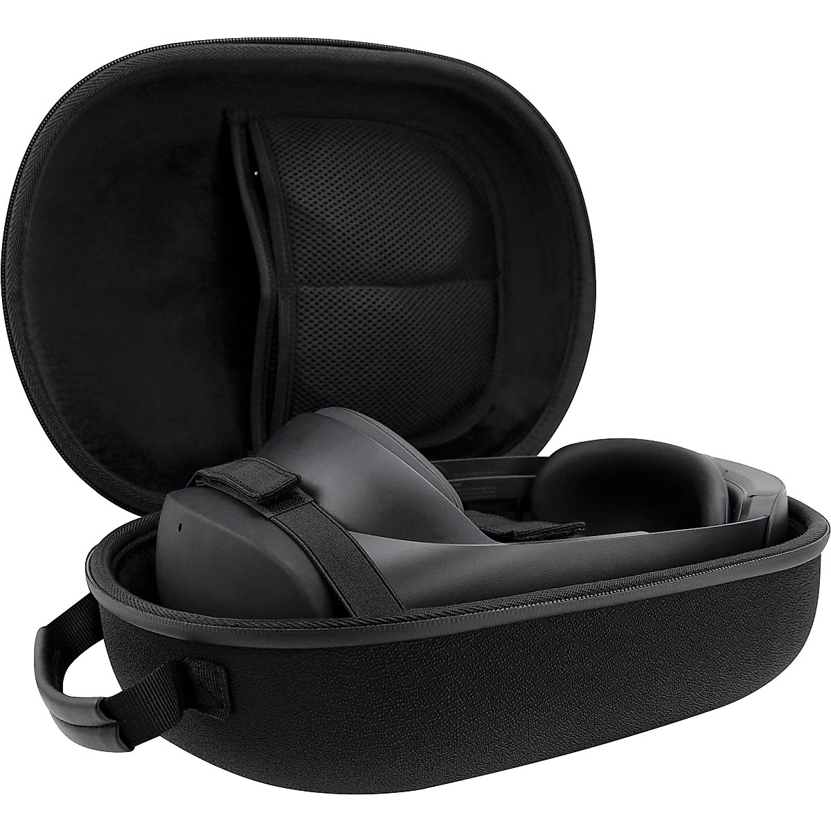 Hard Carrying Case Compatible with Quest Pro Accessories VR Headset with all in one storage, Touch Controllers and Other Accessories, Ultra-Sleek Design for Travel and Storage