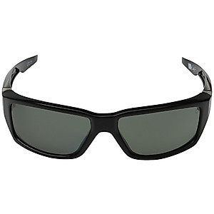 Spy Dirty Mo Sunglasses - Spy Optic Steady Series Polarized Sports Eyewear - Color Black/Grey, Size: One Size Fits All
