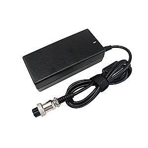 LNOCCIY 48W 24V 2A Scooter Battery Charger for Razor E100 E200 E300 MX350 ZR350 PR200 for Razor Ground Force;Razor Pocket Mod;Sunl Scooter;Mini Chopper;Dirt Quad Bike;Pocket Mod Cable