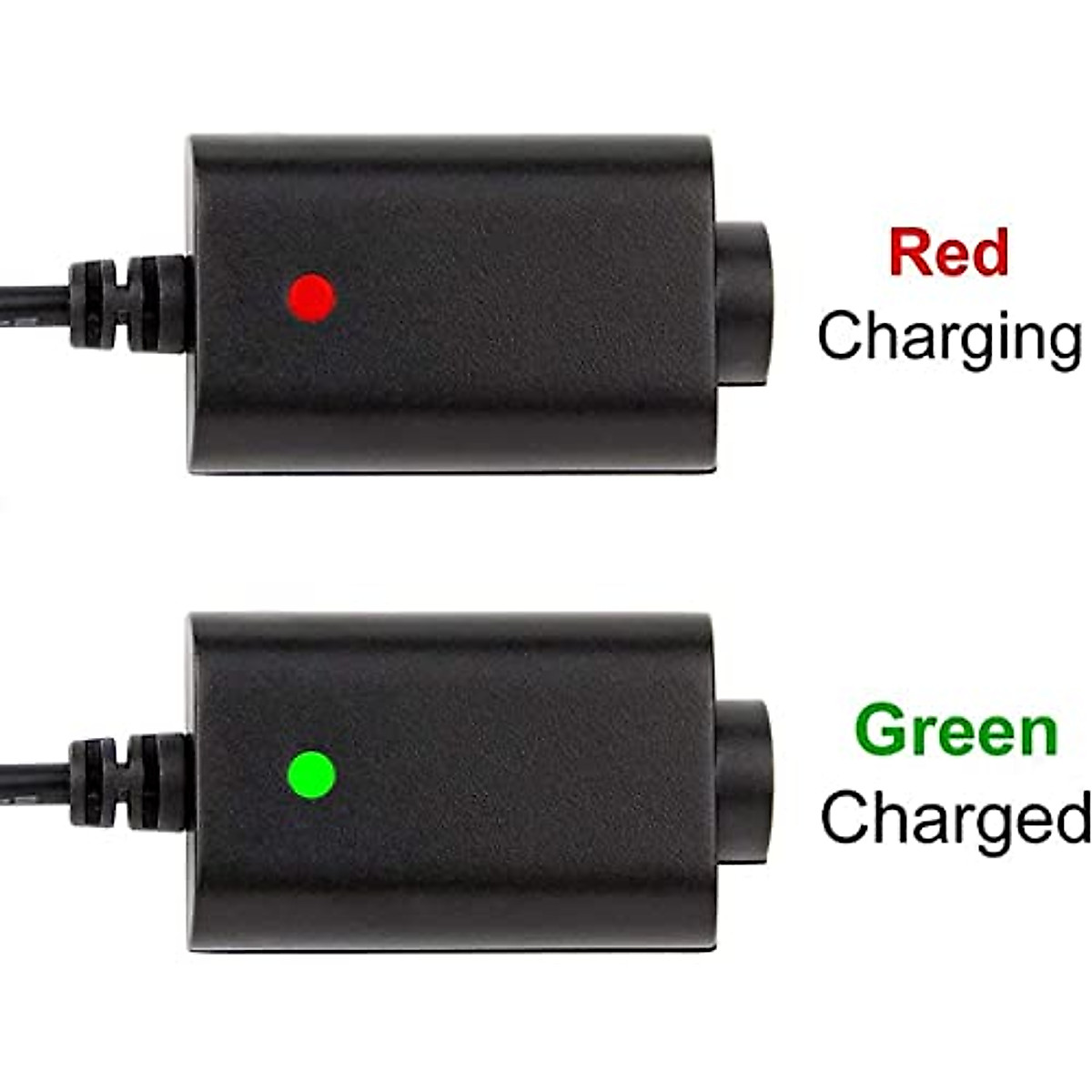 USB Cable Smart Wireless USB Charger Wireless Rechargeable Overcharge Protection for Adapter Devices with LED Indicator USB Electronics [2 Pack]