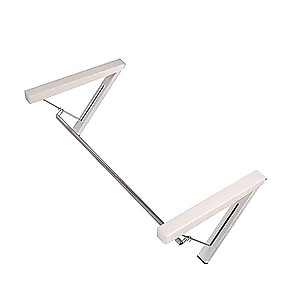 BBAUER Laundry Hanger, Clothes Drying Rack Space Saving Strong Support Rugged for Office (Size : 2Pcs Stainless Steel Tube 110cm/43.3in)