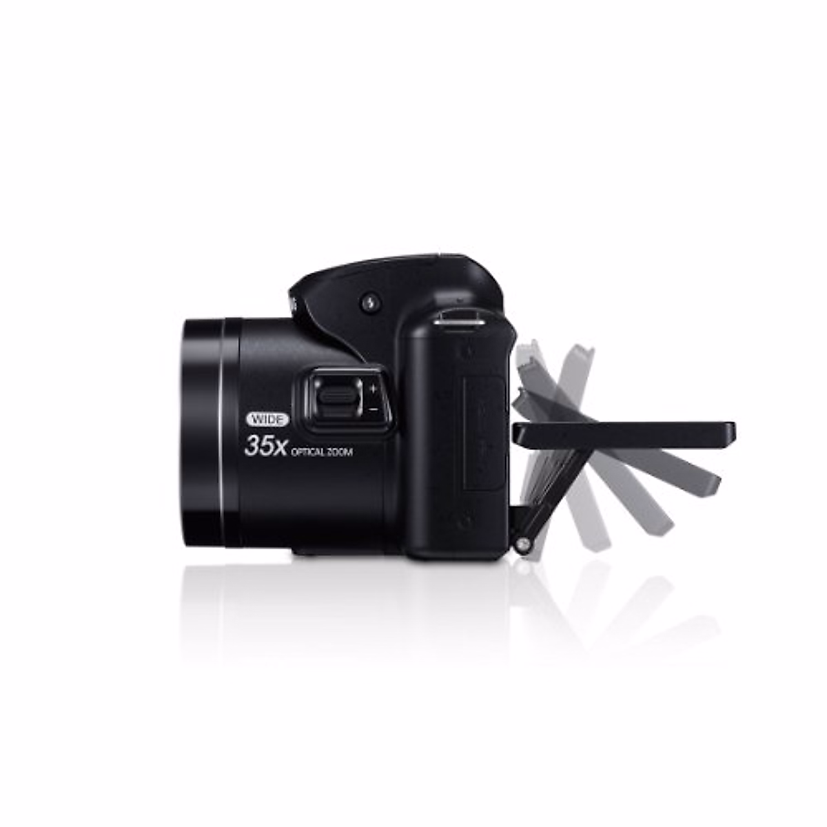 Samsung WB2100 16.4MP CMOS Digital Camera with 35x Optical Zoom, 3.0" LCD Screen and 1080i HD Video (Black) (OLD MODEL)