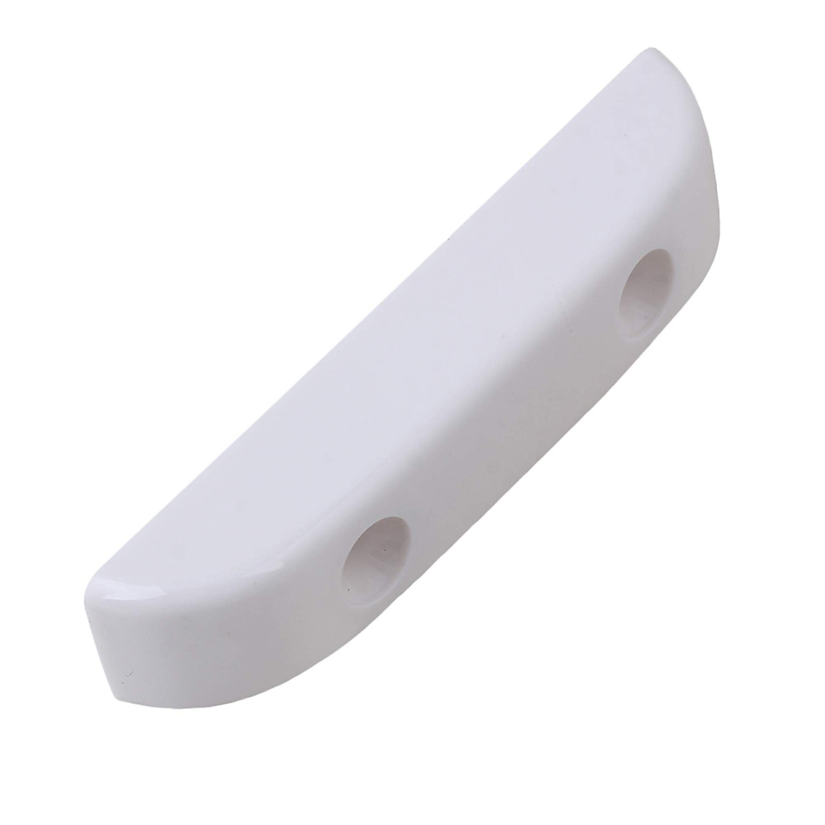 BQLZR Guitar Thumb Rest Bass Finger Rest Smooth Plastic Guitar Thumbrest Lightweight Thumb/Push Rests with Mounting Screws White