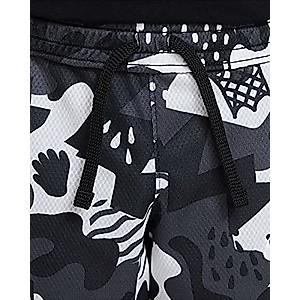 Nike Big Boys' Dri-FIT Elite Basketball Shorts (Large, Black/Black/White)