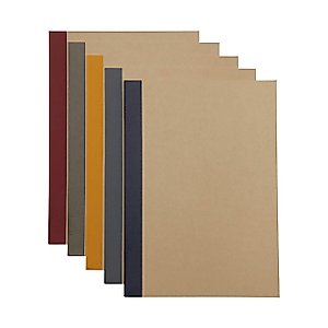 MUJI 4 X Notebook B5 6mm Ruled 30 Sheets - 60 Pages, 5-Pack X 4 Set (20 Books)