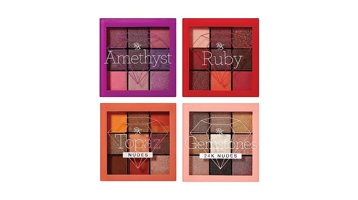 Ruby Kisses Eye Shadow Palette - 9 Vibrant Shadows