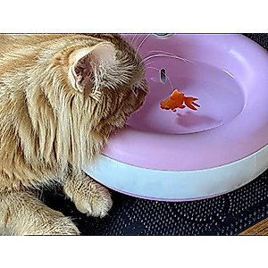 XMHF Aquarium Fish Bowl Tank Artificial Floating Plastic Orange Decor Goldfish Ornament Fish Tank Decoration 10PCS